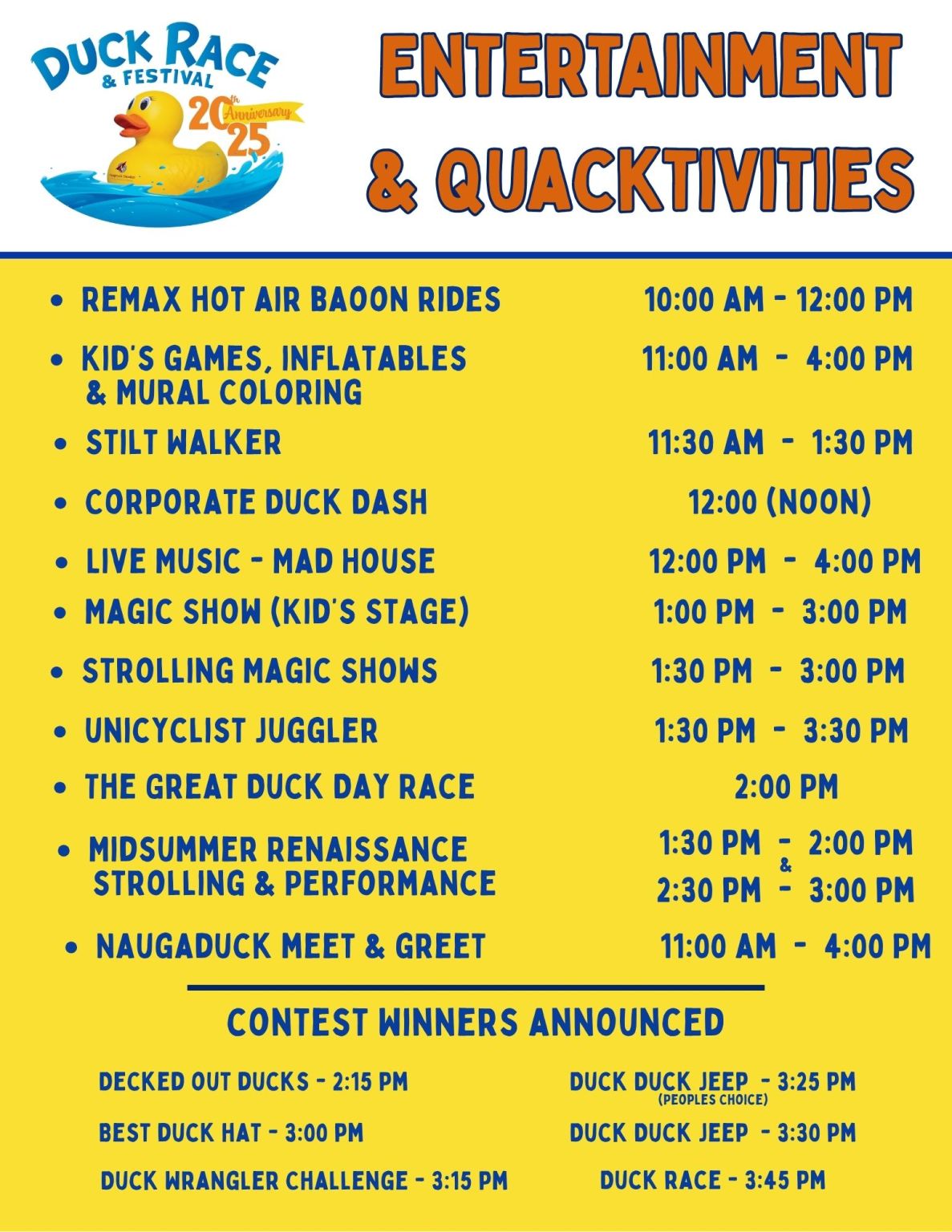 Duck Day Quacktivities – Duck Day
